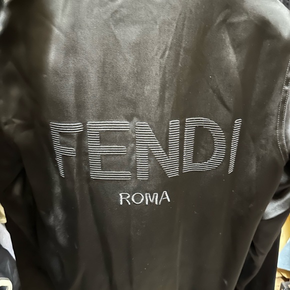 Fendi | Tops | Authentic New With Tags Satin Fendi Roma Tracksuit ...